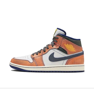 Jordan Air Jordan 1复古篮球鞋 男款 橙白黑FV3619-106四川TS仓