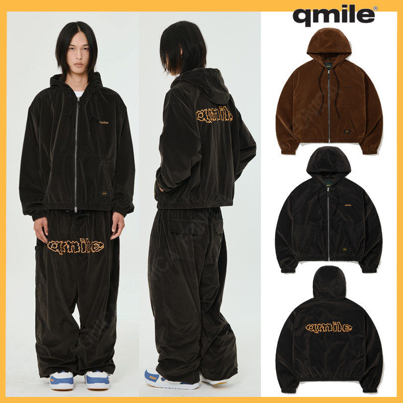 2526QMILE韩国滑雪服衣卫衣防风耐磨男女款单板拉链连帽黑色棕色