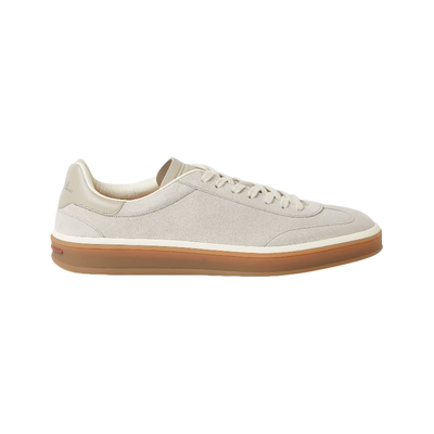 LoroPiana/诺悠翩雅男士运动休闲鞋绒面小牛皮防水压印LP标识新款