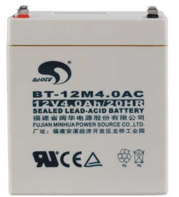 赛特蓄电池12V4AH消防主机电梯门禁UPS设备备用20HRBT-12M4.0AC