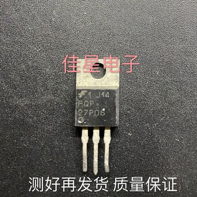 原装拆机FQP27P06 27P06 直插TO-220 -60V -27A 场效应管 可直拍