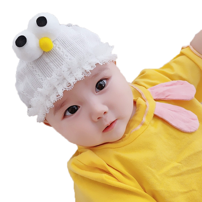 薄款宝宝护卤门帽新生婴儿空顶帽
