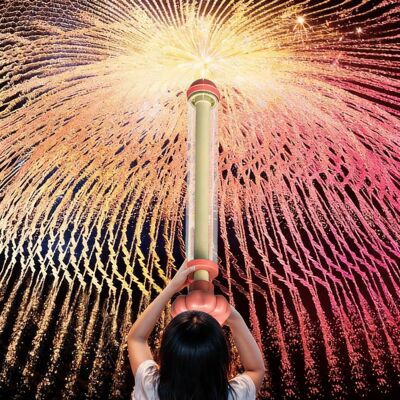 Fireworks Water Gun Pull-Out Water Blaster Kids Summer Outdo