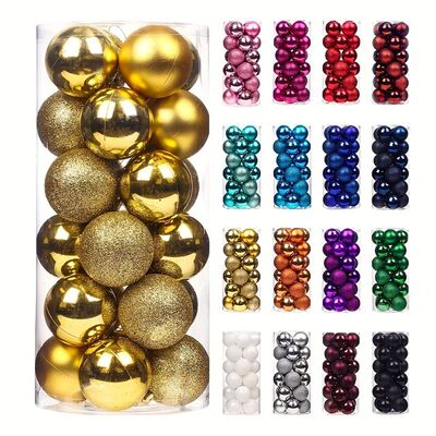 1box 3/4/6cm Christmas Balls Christmas e Ornaments Ball Xmas