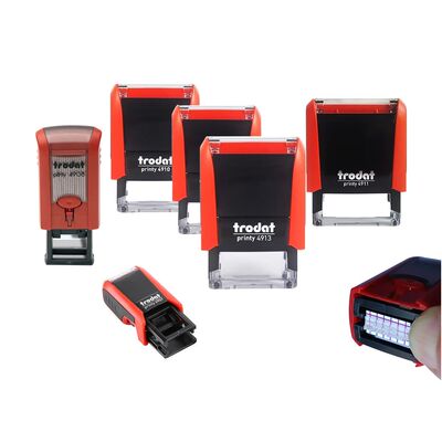 Office teacher mini custom self inking stamp personalized na