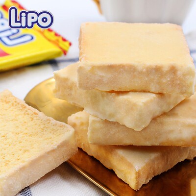 lipo面包干进口饼干休闲食品