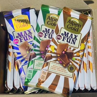 俄罗斯进口热带水果味跳跳糖巧克力草莓浆果混合qq糖巧克力