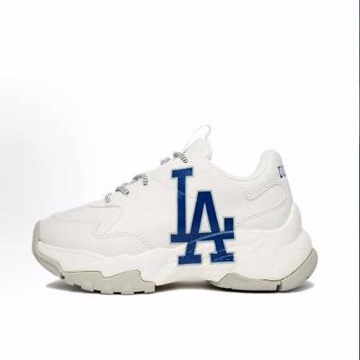 MLB LA DODGERS 皮革 舒适百搭 防滑耐磨 低帮 老爹鞋 男女同款