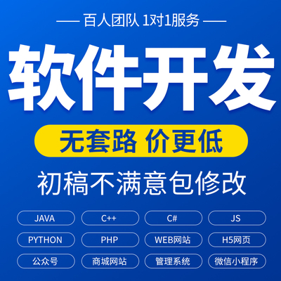 软件开发定制小程序专业！快速！