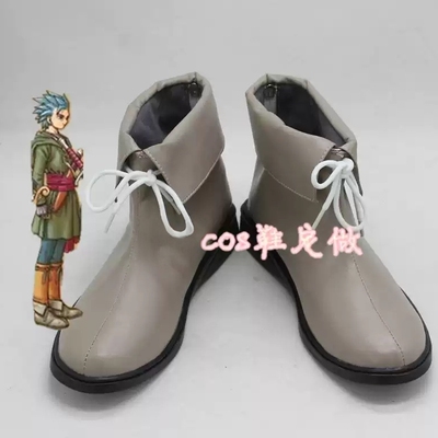 勇者斗恶龙XI逝去的时候求卡妙cos鞋cosplay鞋定做