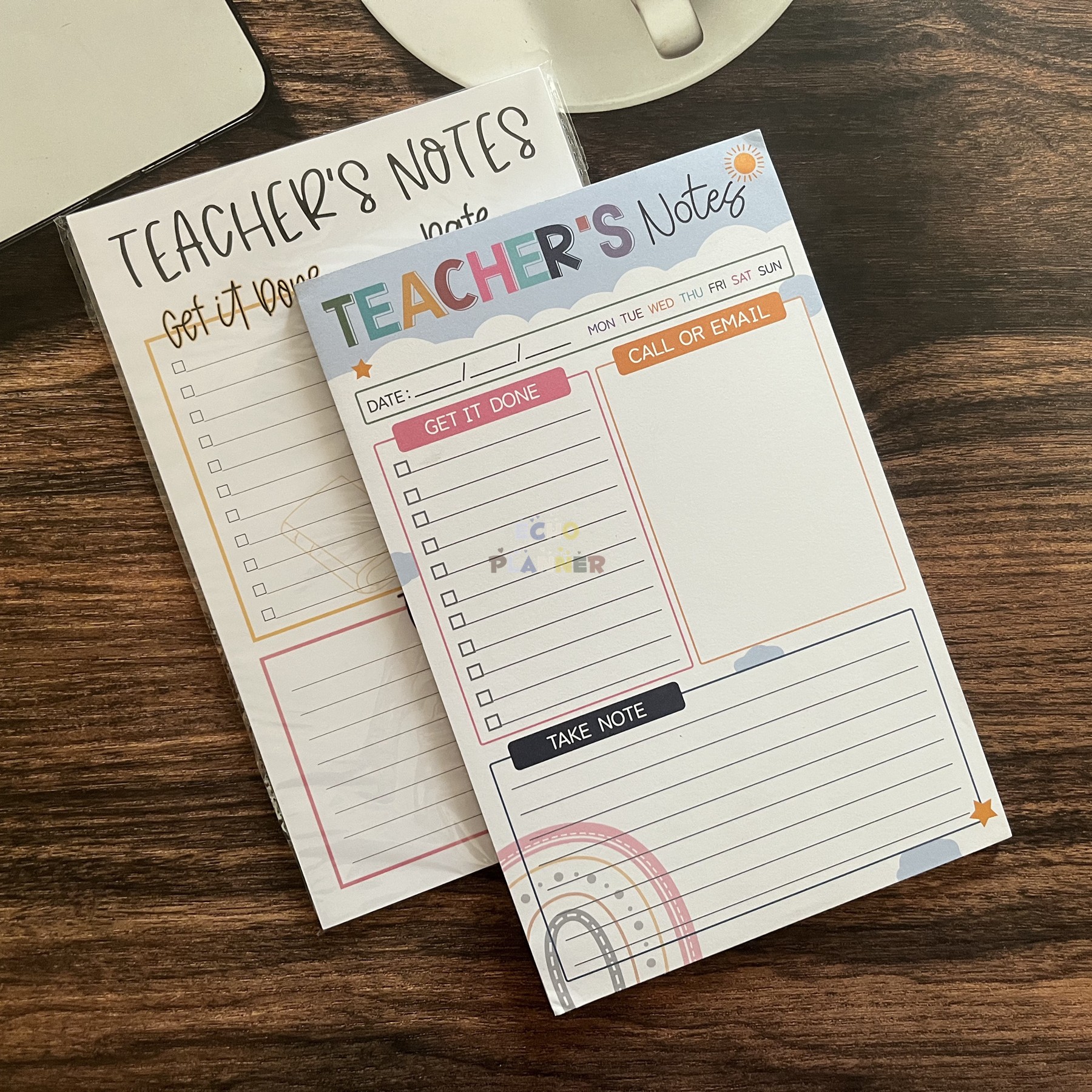 Teacher's notes英文教师笔记本便签本记事本可撕计划日程拍纸本