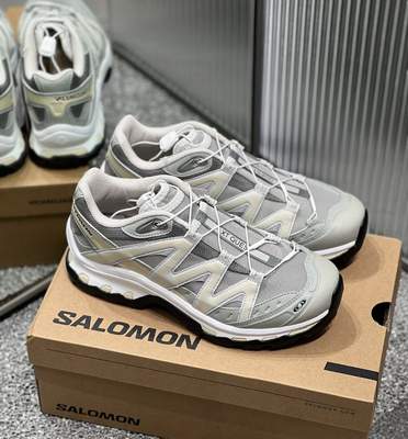 萨洛蒙SALOMON XT QUEST 山系户外登山徒步鞋男女款铁灰色绿雾灰