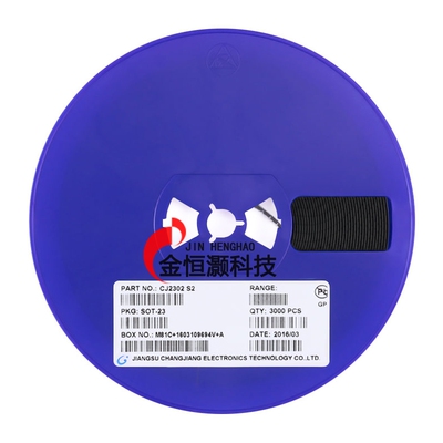 CJ2302 SOT-23 N沟道 20V/2.1A贴片MOSFET场效应管 10只
