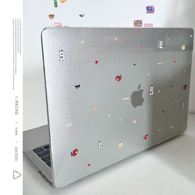 ins南瓜西高地腊肠狗2025款适用macbookair保护壳13.6寸m4苹果macbookpro套15笔记本电脑14寸16键盘膜air透明