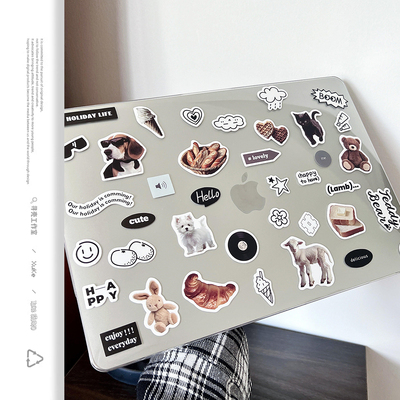 [寻壳]适用华为matebookD16保护套13s笔记本matebookxpro保护壳黑白假日猫透明2021d15电脑X荣耀4女GT可爱9硬