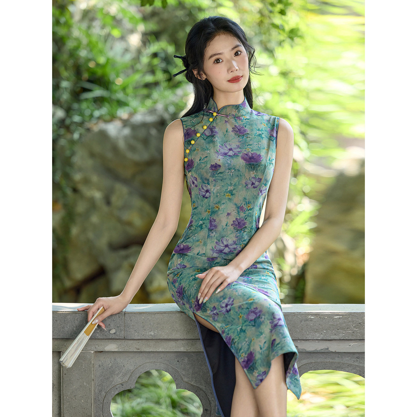 新中式无袖旗袍女2026新款复古修身气质优雅改良连衣裙复古民国风