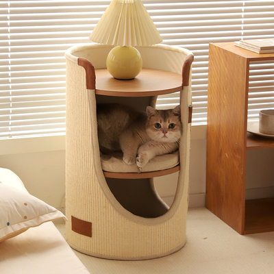 猫窝封闭式冬季保暖猫爬架猫抓板