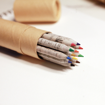 易削环保再生纸彩色铅笔