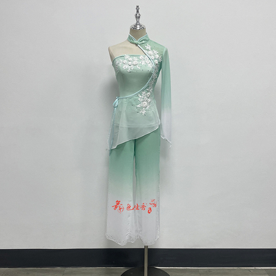 新款2024春雪纺胶州秧歌演出服