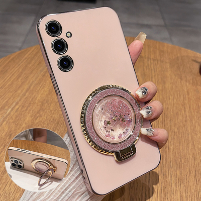 三星C55带流沙支架保护套