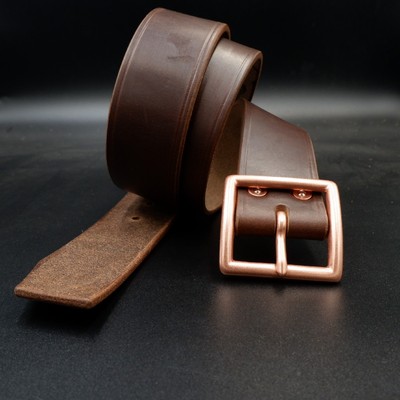 腰带纯铜皮带皮带霍尔文纯铜