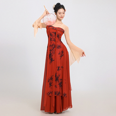 古典舞飘逸舞蹈服汉唐古典演出服