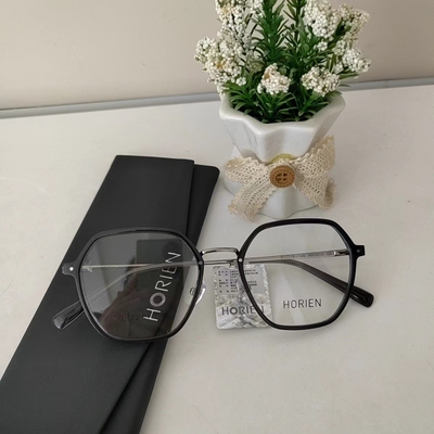 海俪恩新款文艺男女超轻眼镜框大脸显瘦可配度数防蓝光眼镜N51052