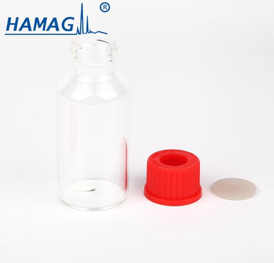 HAMAG哈迈 100ml透明螺口顶空瓶3mm加厚防爆HM-10032H3HM-00G32盖