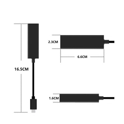 适用于Type C转MagSafe 1/2 3合1 USB-C to MagSafe Adapter Macb