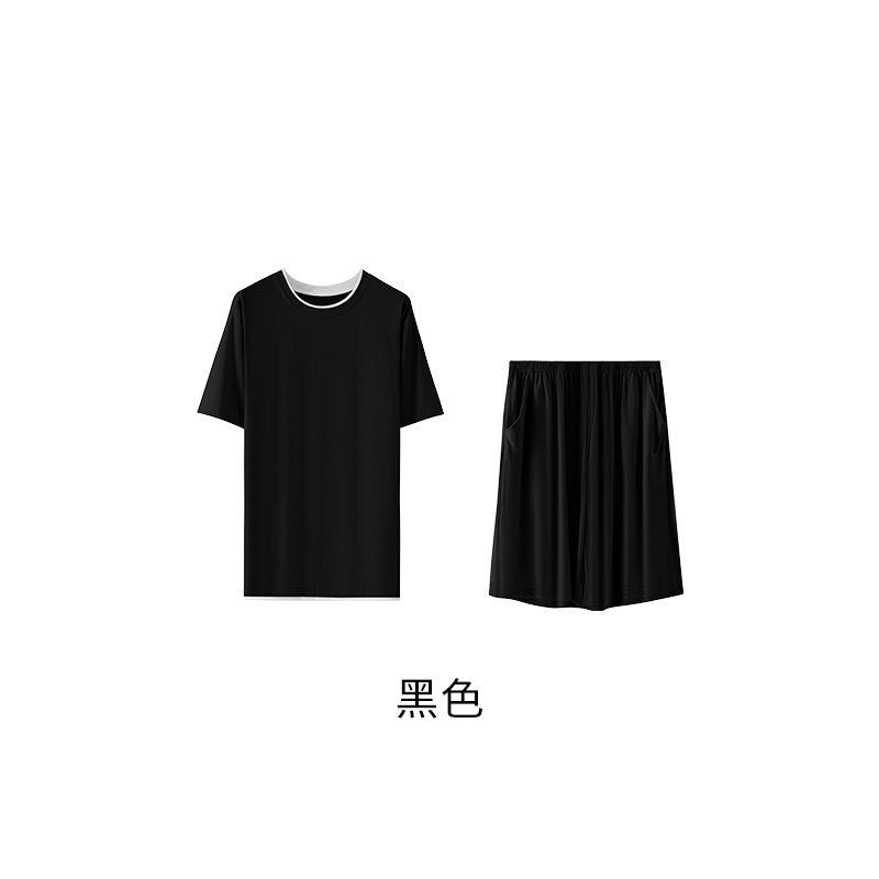 【梅子YOLO】男士短袖短裤休闲舒适家居服套装J0757