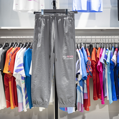 李宁男子九分裤透气休闲裤