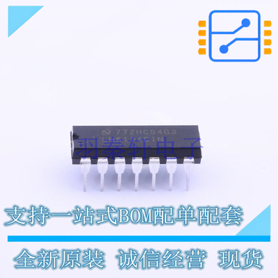 运算放大器 LM6134BIN/NOPB PDIP-14 TI 全新原装正品