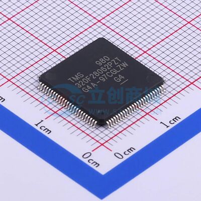 全新TMS320F28062PZT单片机LQFP-100(14x14) 90MHz 32 Bit 128KB