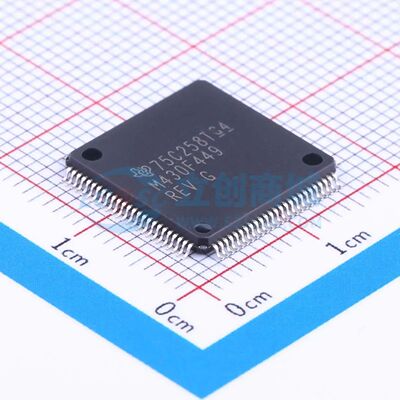 全新MSP430F449IPZR单片机LQFP-100(14x14) 8MHz 16 Bit 60KB