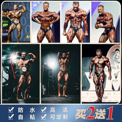 克里斯巴姆斯特德健美体健身海报