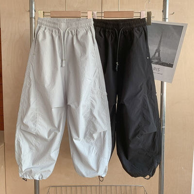 男童夏季薄款工装裤2026新款