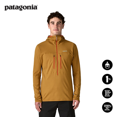 patagonia男士抓绒连帽衫