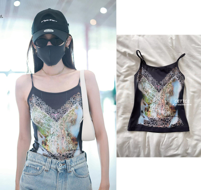 【SALE】CETTCE 折扣现货 Y/Project 蕾丝印花吊带 Lace Print