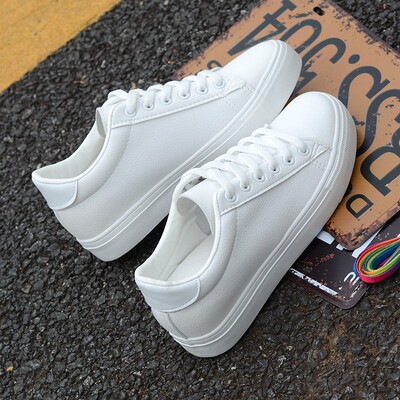 匡默同款潮牌小白鞋隐形内增高5厘米板鞋春秋舒适百搭厚底女鞋子