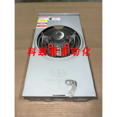 工业配件MILBANK 200 AMP METER BANK 600V 1 PHASE 3 WIRE 4 JAW