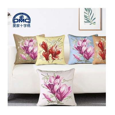 精准风印花套件抱枕靠垫十字绣