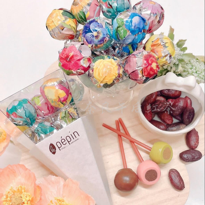 满200日本直邮表参道bonbons chocolate 坚果酱夹心棒棒糖巧克力