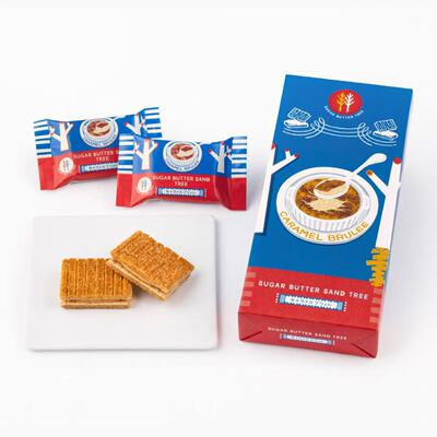 满200日本直邮sugar butter sand tree季节限定焦糖布丁口味饼干