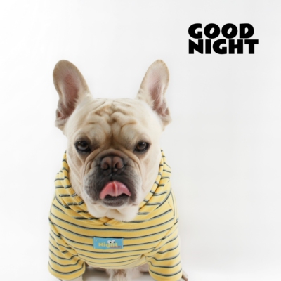 GOODNIGHT晚安法斗巴哥柯基法斗衣服秋冬狗狗衣服保暖连帽卫衣