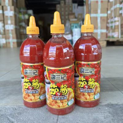 唐三记番茄酱720g/瓶西红茄汁番茄沙司手抓饼酱料西红柿面酱