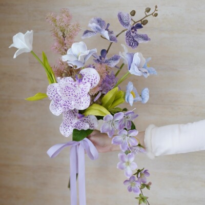 3D打印垂丝茉莉花藤手捧装饰花