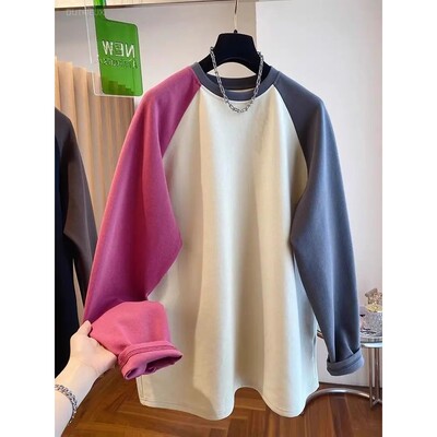 Oversize 2025 New T-shirt Sweatshirt Women Spring Autumn O-n