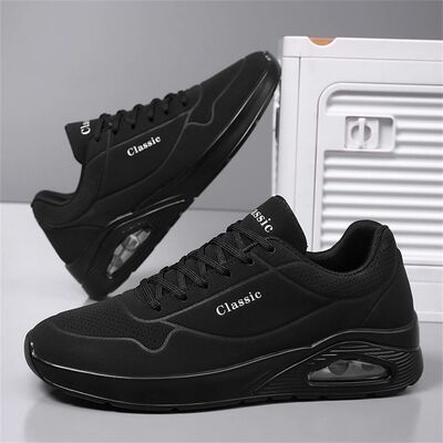 Men's Breathable Shock-Absorbing Running Shoes with Air Cush