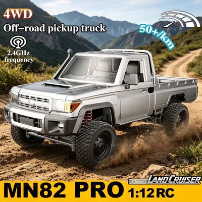 MN82 Upgraded PRO Off-Road 4WD Pickup Truck RC Car 2 Scale w