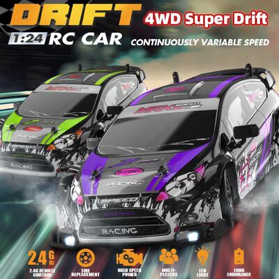 1:24 2.4G High speed Mini Drift Rc Car 4WD Remote Control Ca